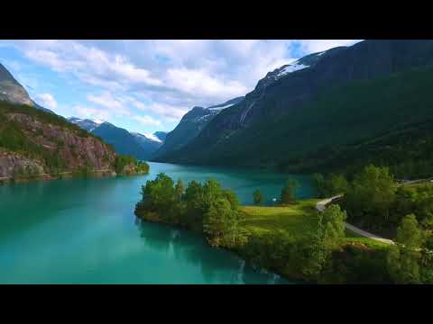 Rahatlatıcı nehir ve doğa görüntüleri,                            Relaxing river and nature sound.