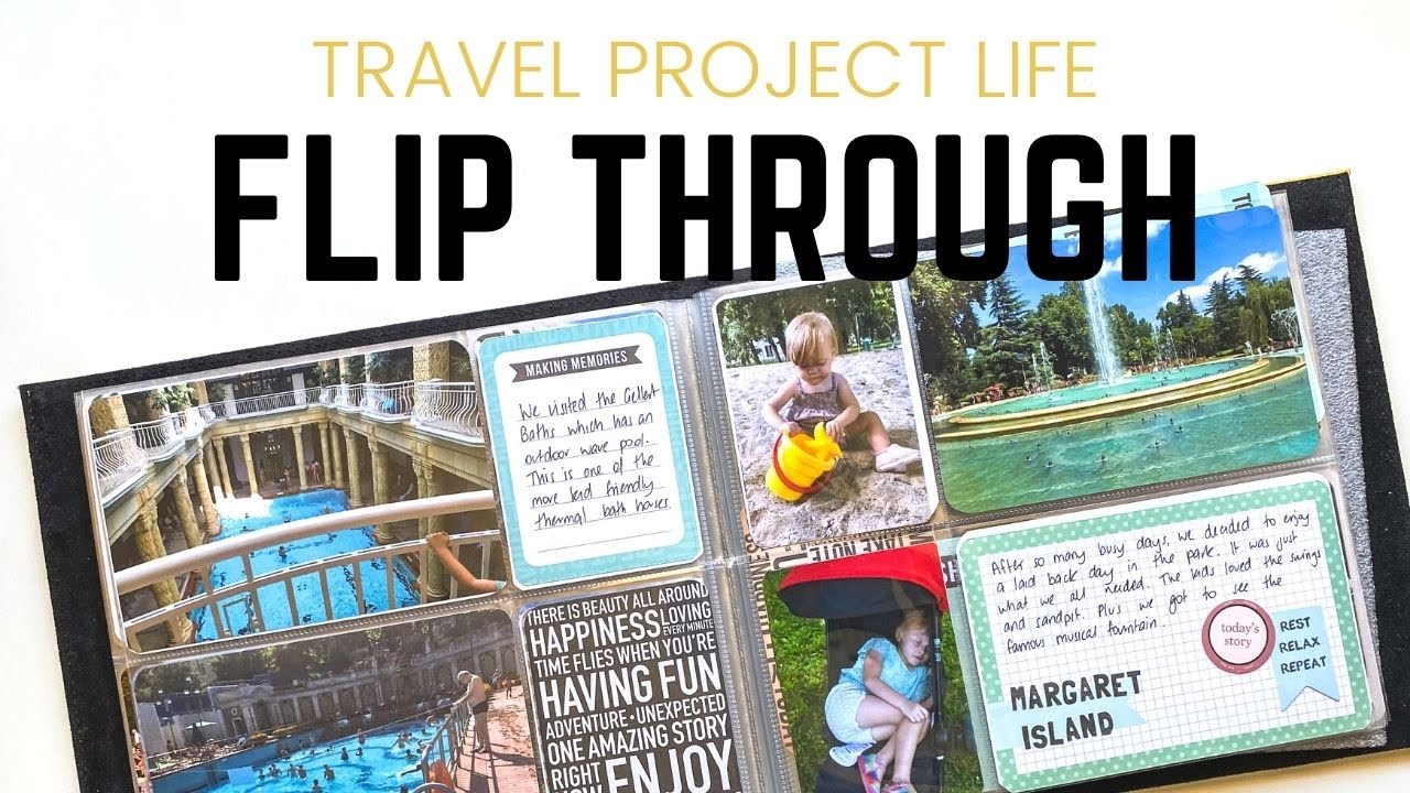Project Life Travel Album (Part 2) - Project Life Album Flip Through ...