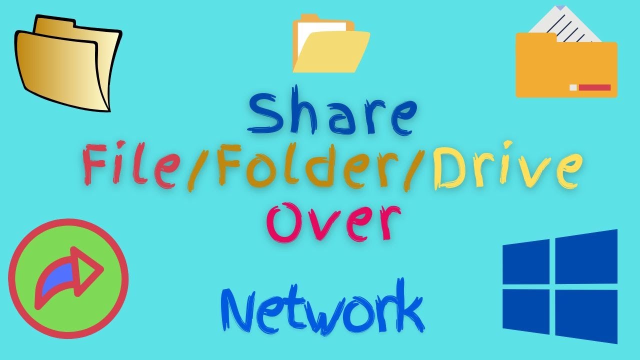 Share File,Folder,Drive over the Network on Windows 11 - YouTube