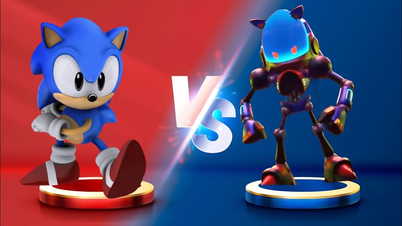 Sonic Dash - Classic Sonic VS Metal Sonic - Movie Sonic vs All Bosses ...