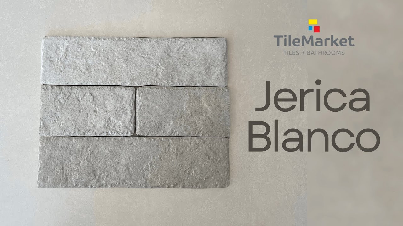 Jerica Blanco Vintage White Brick 7.5x28 Tile - YouTube