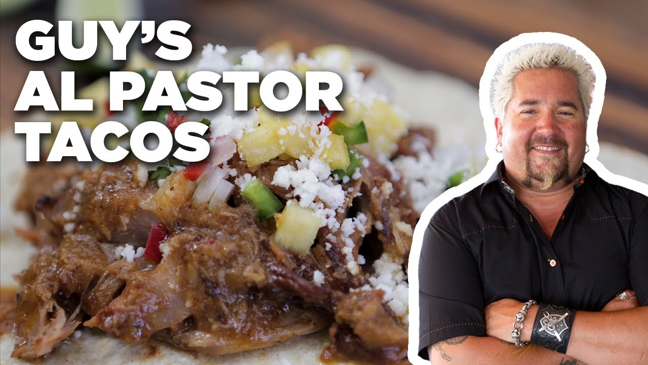 Guy Fieri's Al Pastor Tacos with Pineapple-Jalapeño Salsa | Guy's Big ...
