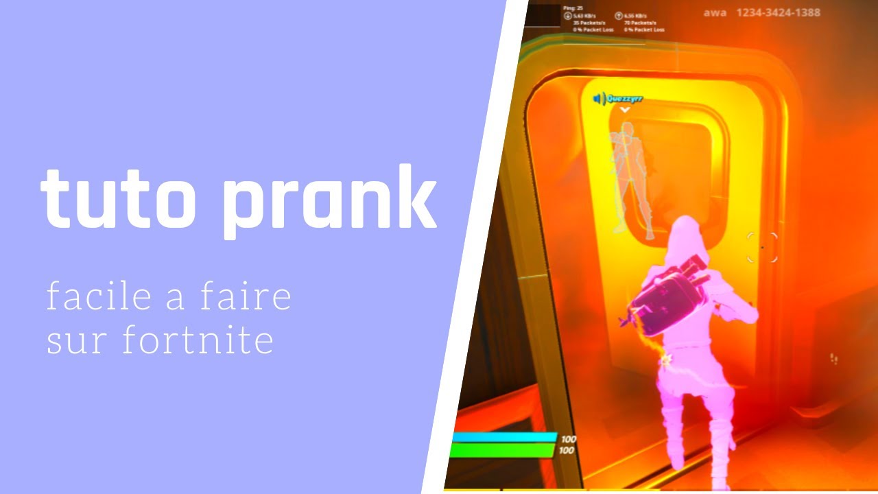 prank facile nouvelle map fortnite - YouTube