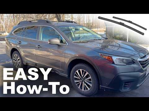 Subaru Outback Wipers Change - 2022 Subaru Outback windshield wiper blade fix