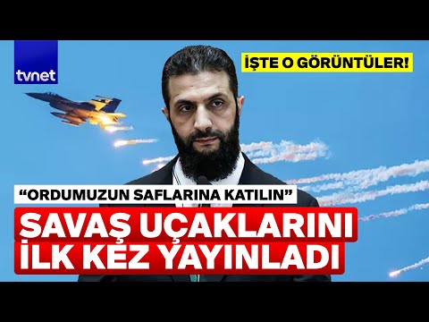 Suriye ordusu yeniden yapılandırılıyor: Savaş uçakları harekete geçti!