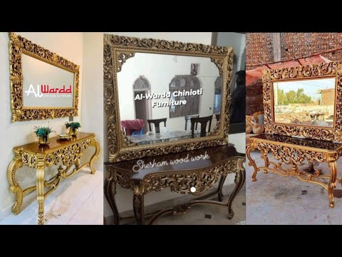 Chinioti Solid Wooden Luxury Console Design 2025 Available @al ...