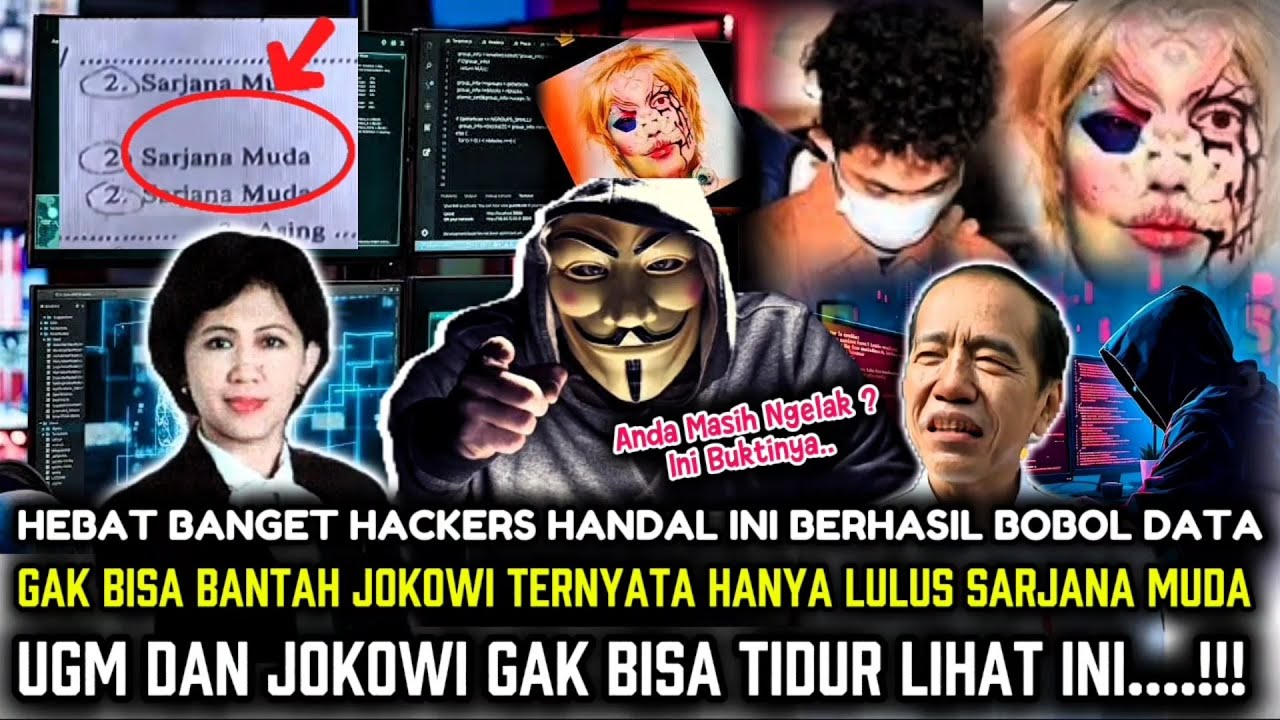 DIBOBOL HACKER HANDAL, JOKOWI LULUSAN SARJANA MUDA ? - YouTube