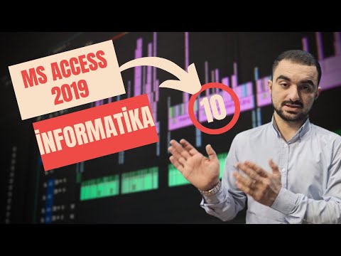 MS ACCESS 2019 | QƏBUL TİPLİ SUALLAR