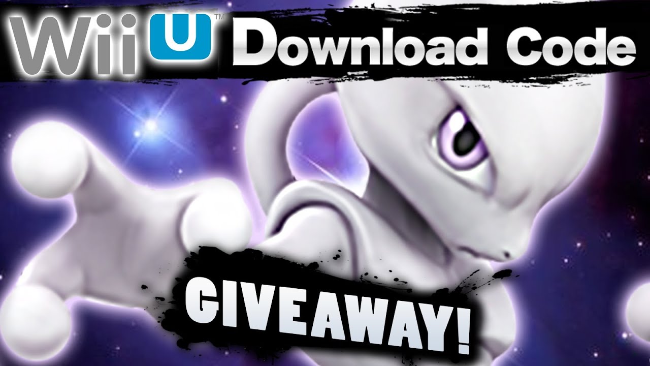 I'm Crazy for This but I'm GIVING AWAY MY MEWTWO WiiU EARLY DOWNLOAD ...