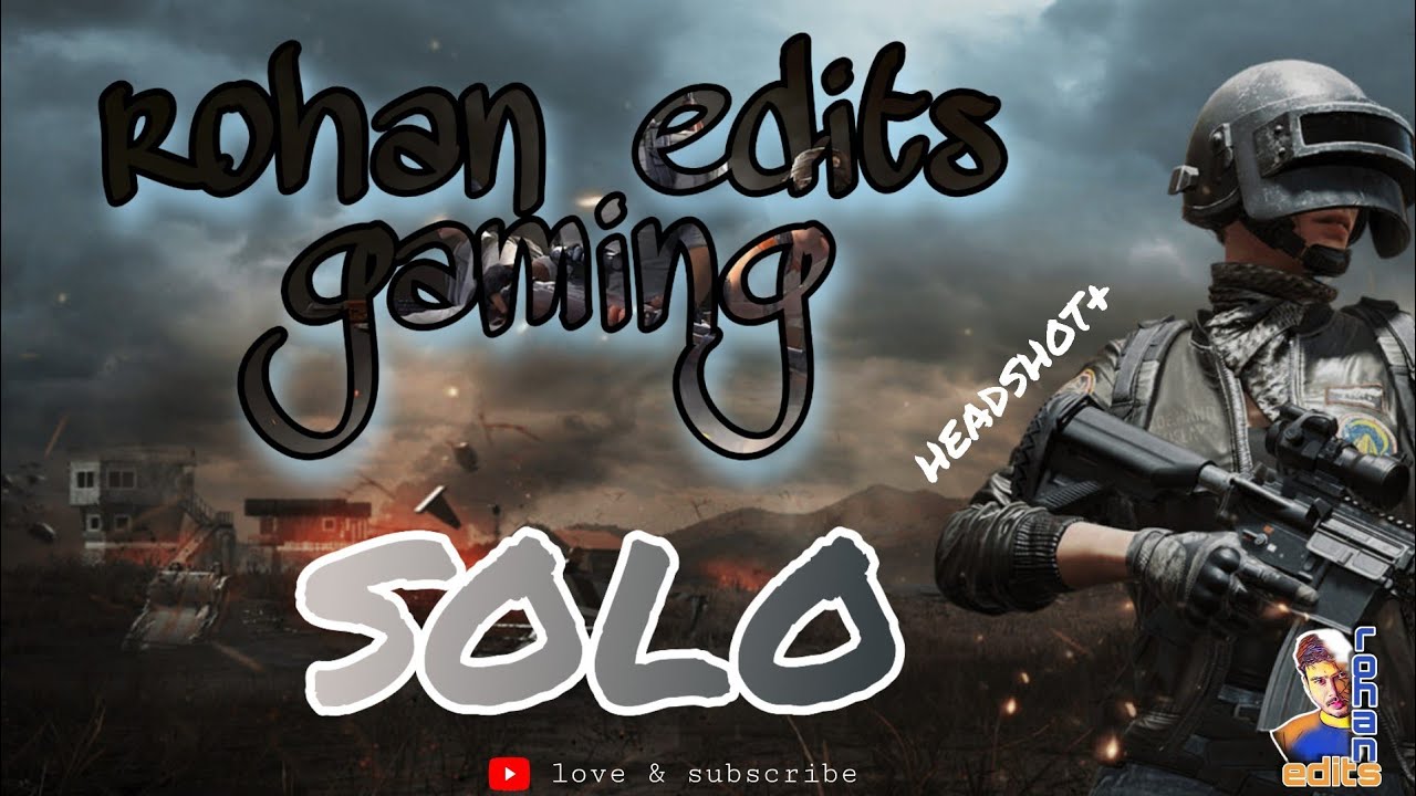 PUBG MOBILE 🔴 stream|| rohan edits gaming - YouTube