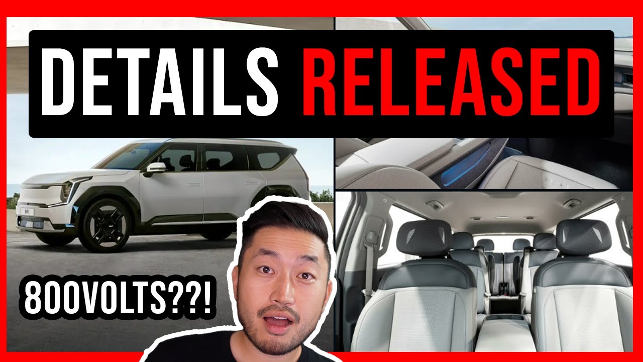 KIA EV9 DETAILS RELEASED | 800V Charging Platform - YouTube