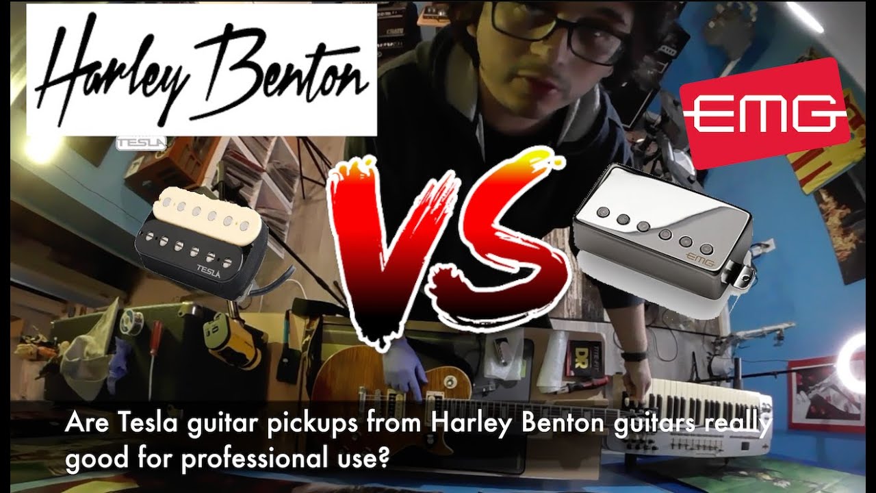 Are Tesla Guitar Pickups on Harley Benton guitars worth it? - YouTube