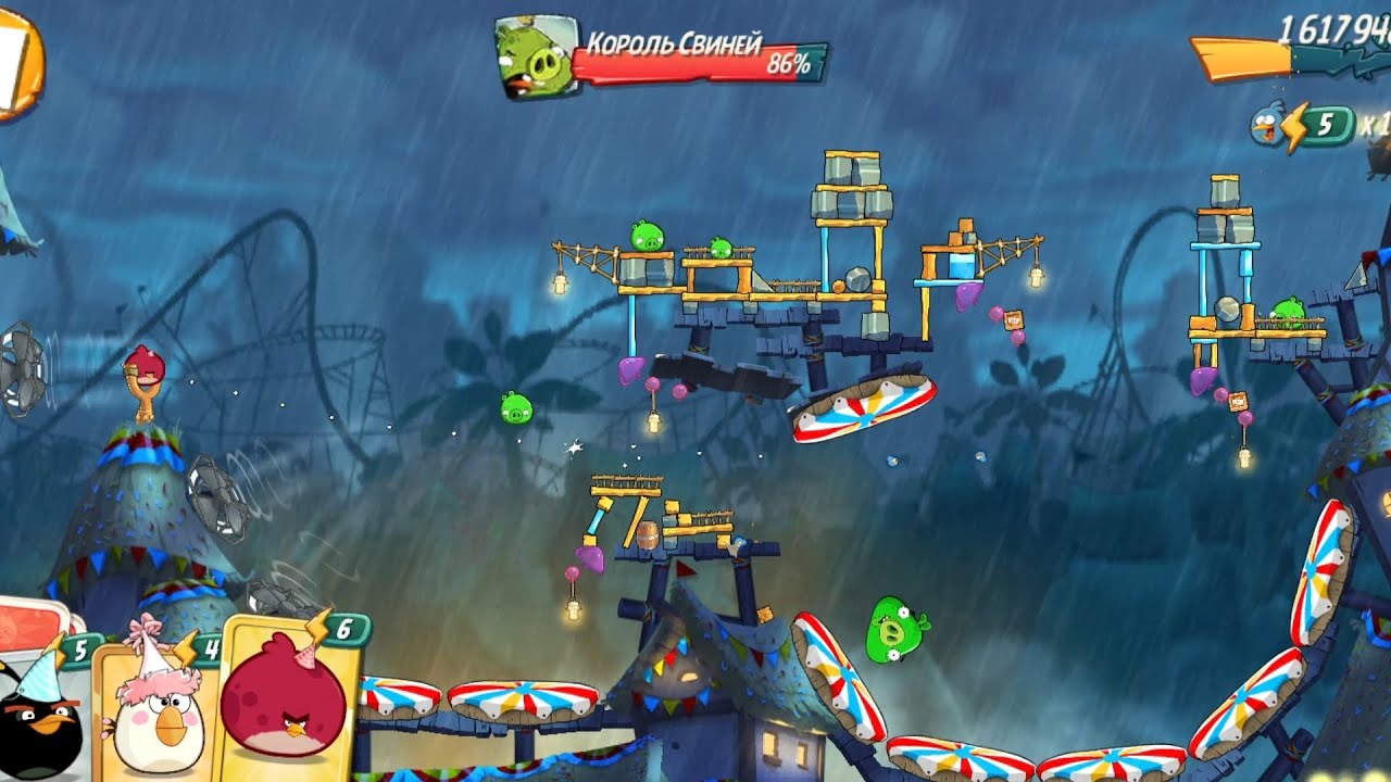 ANGRY BIRDS V.S JUMPING BOSS.Злые птички против прыгающего БОСА СВИНА ...