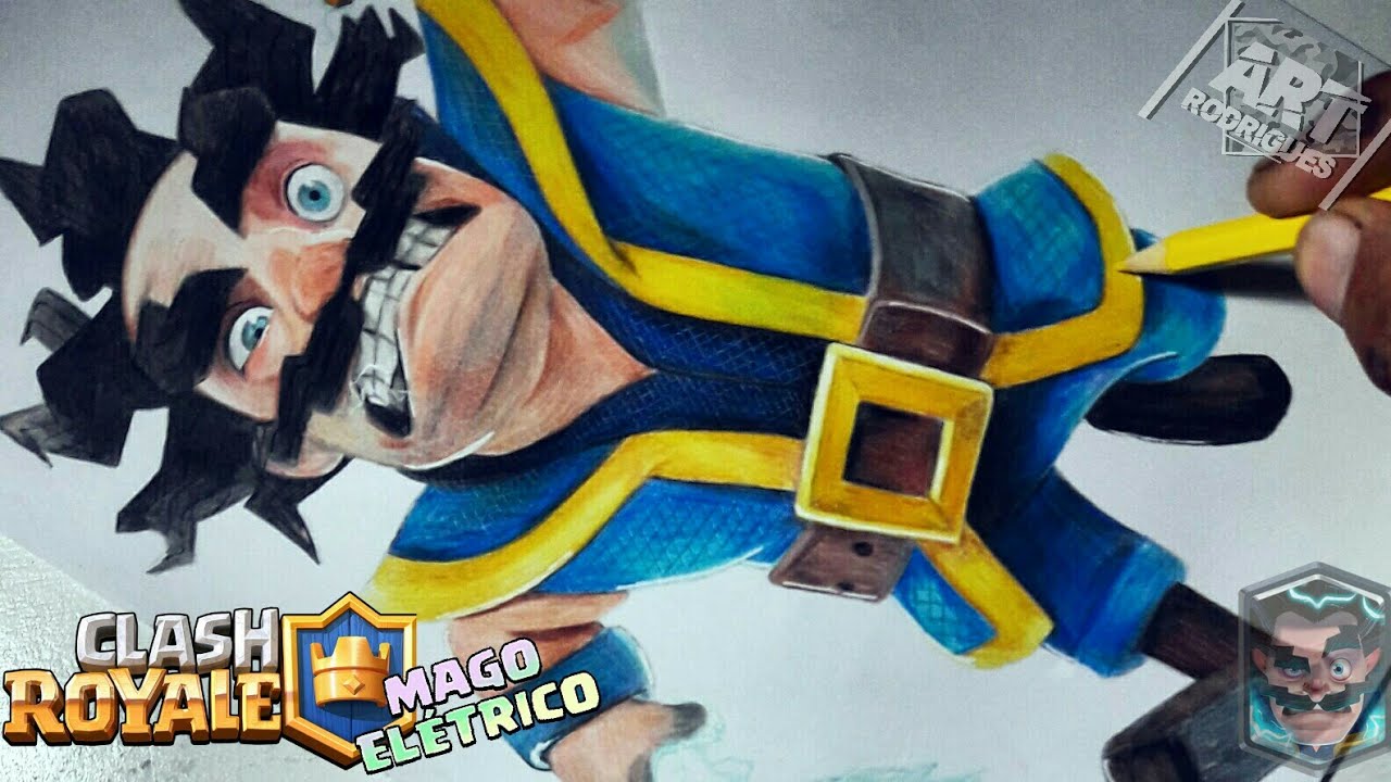Mago Eletrico Mago Eletrico Clash Royale(Tronco,Sparky,Lava Clash