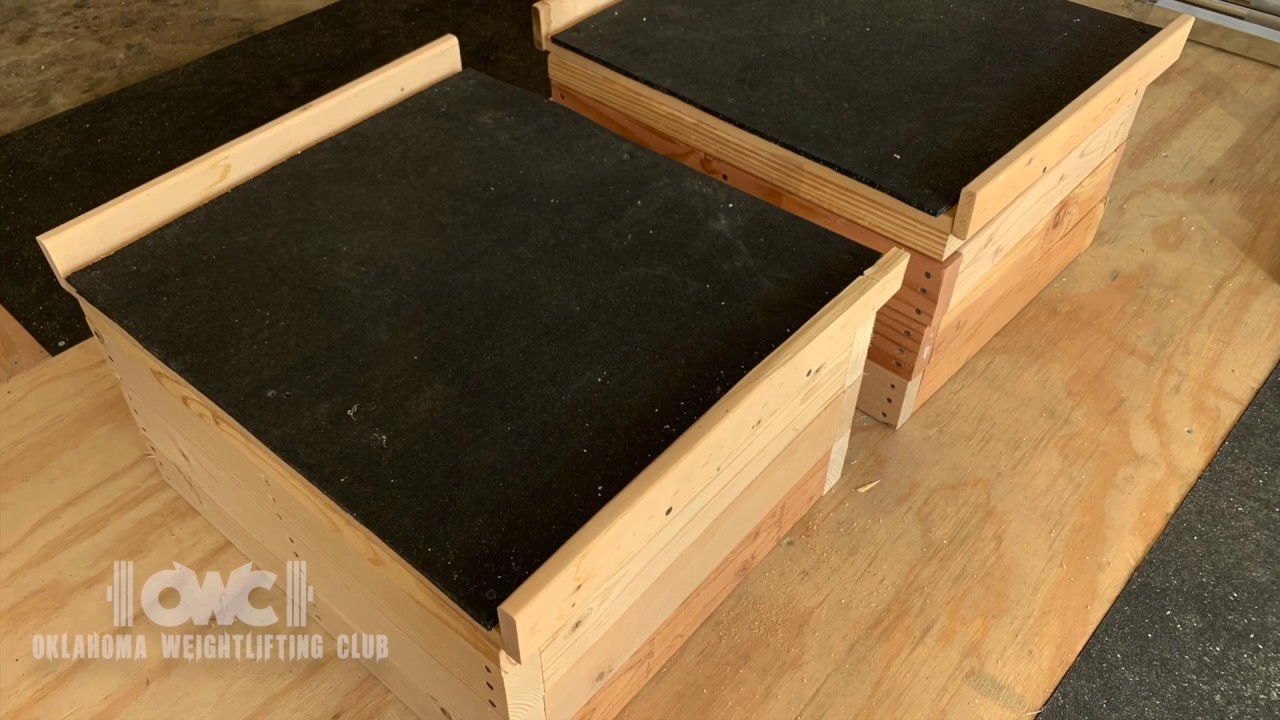 How to build Pulling Blocks | Oklahoma Weightlifting Club - YouTube