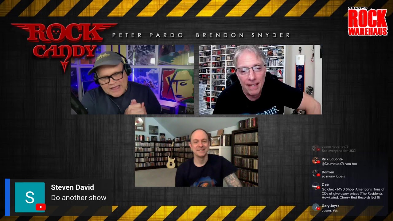 Rock Candy Records Discussion with Grant Arthur, Brendon Snyder, and ...