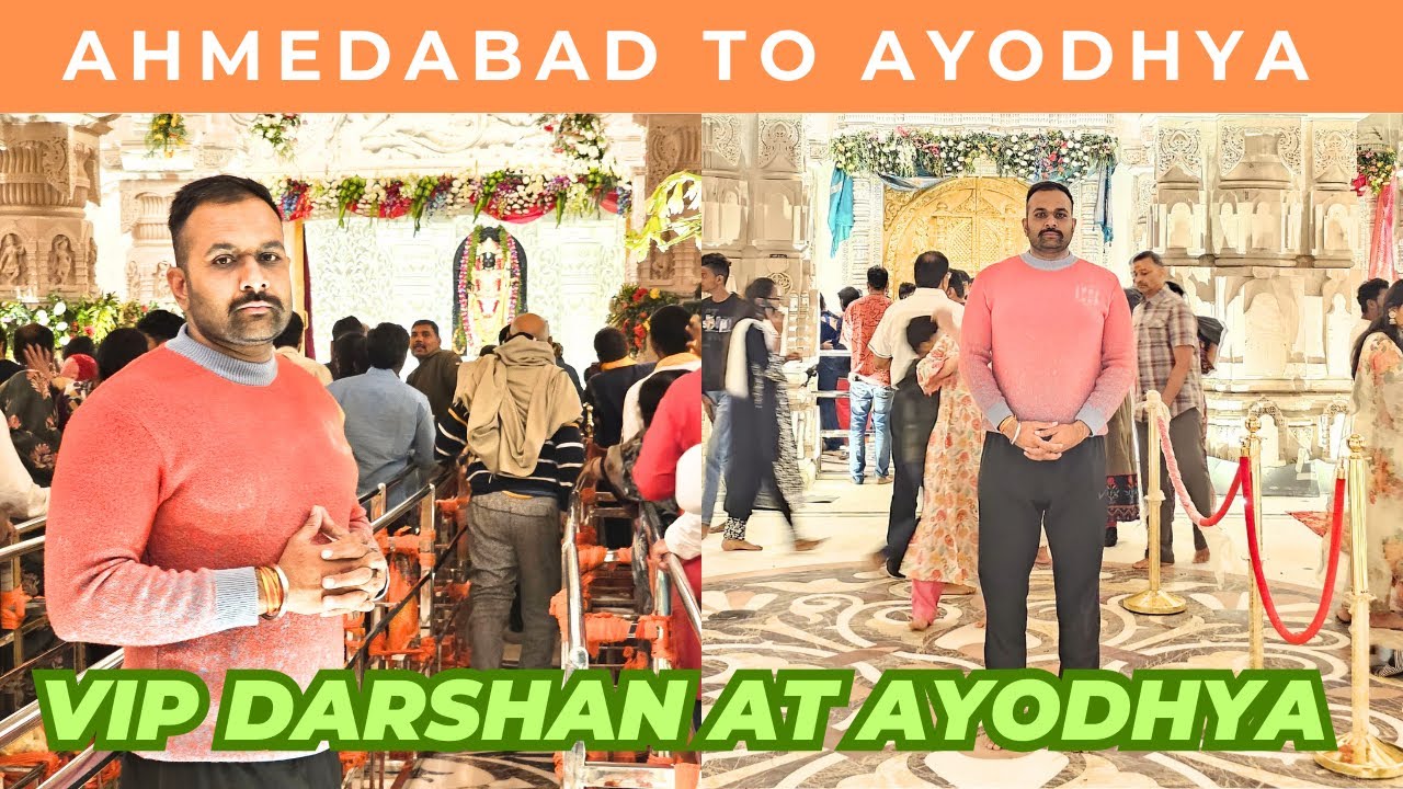 VIP Darshan in Ayodhya Ram Mandir | Ahmedabad-Ayodhya | Day 2 # ...