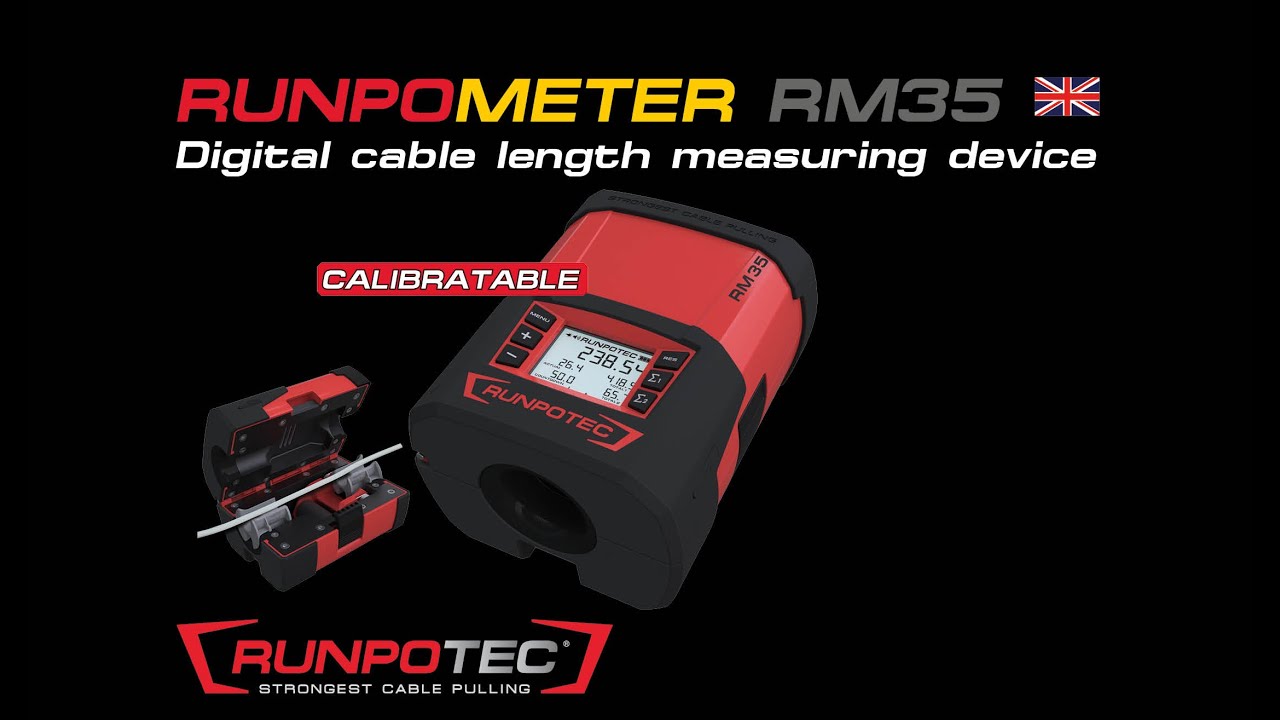 RUNPOMETER RM35 cable length measuring device - YouTube
