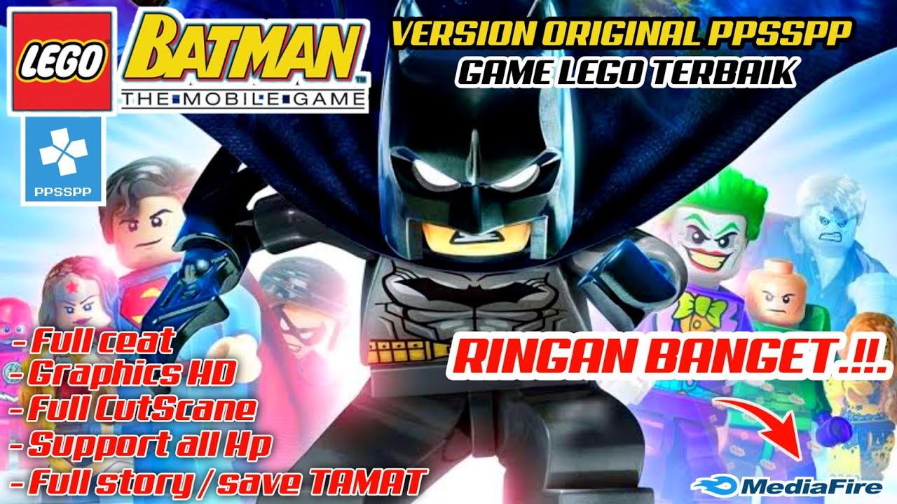 Asyik Banget Main Game Lego Batman PPSSPP Original Version - Game Lego ...