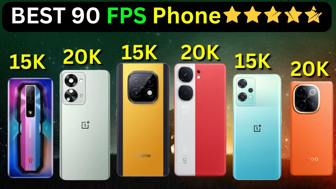 Best 90 FPS Gaming Phones Under 15K and 20K | World The Best Cheapest ...