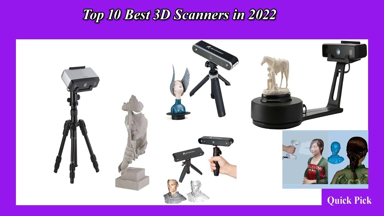 Top 10 Best 3D Scanners in 2022 | Best 3D Scanners - YouTube
