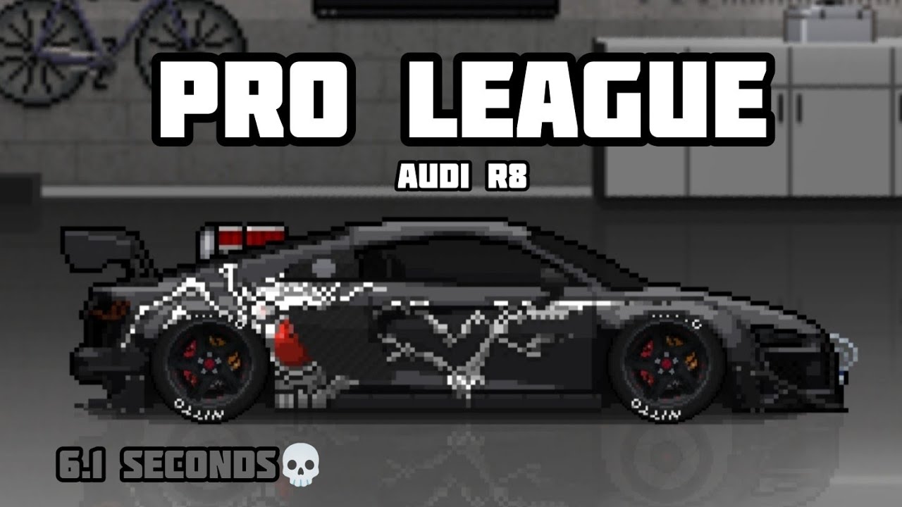 AUDI R8 BUILD(6.1seconds)|PIXEL CAR RACER - YouTube