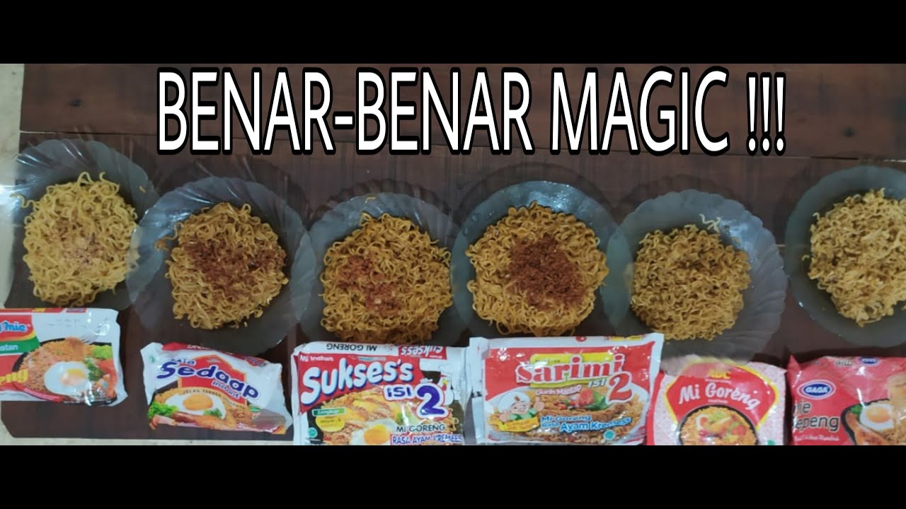 MIE MAGIC !!! mie yang bener-bener instan - YouTube