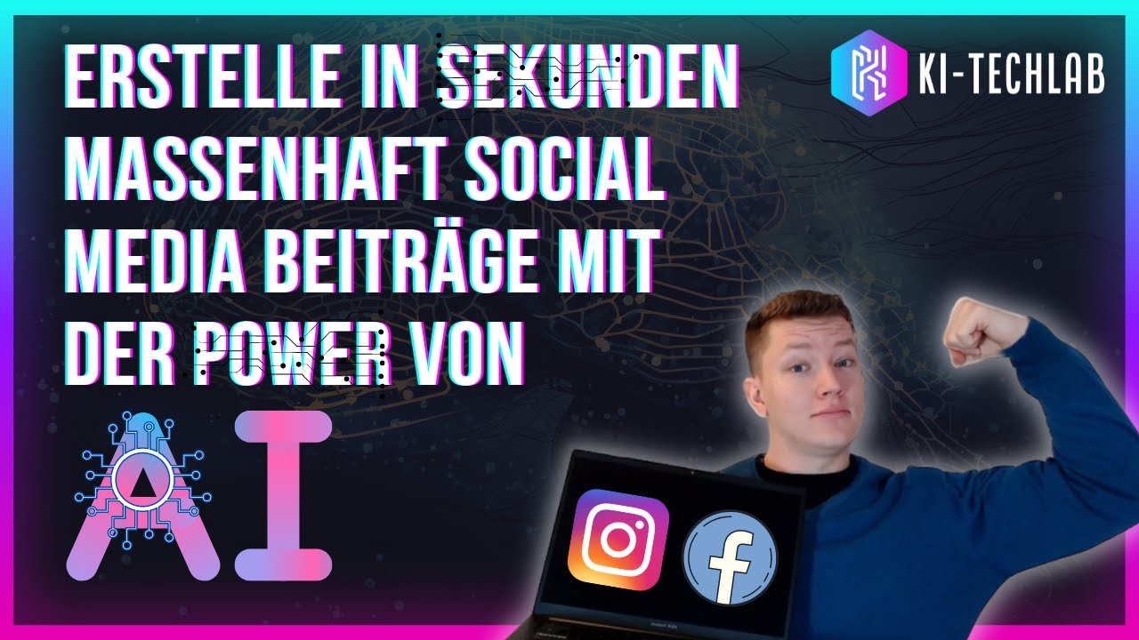 Erstelle in Sekunden massenhaft Social Media Posts mit KI 💯 - YouTube