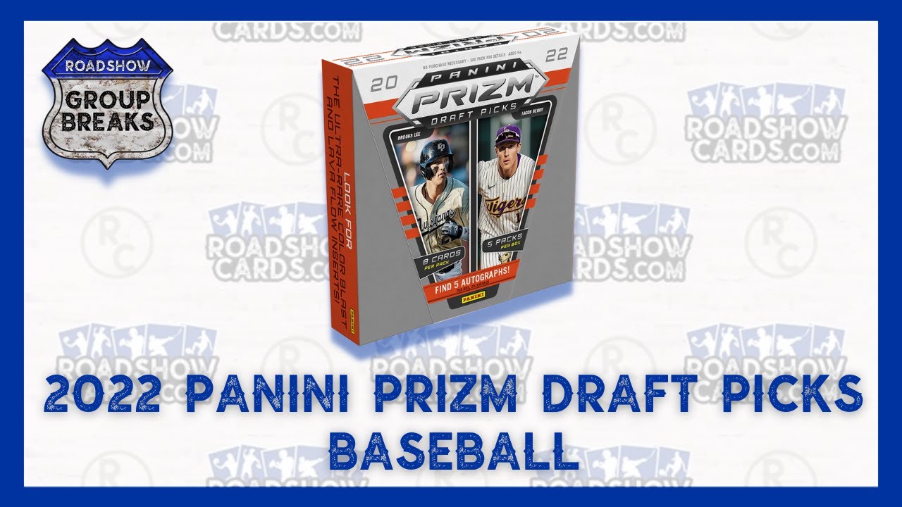 2022 Panini Prizm Draft Picks Baseball - 16 Box Case Break #1 - YouTube