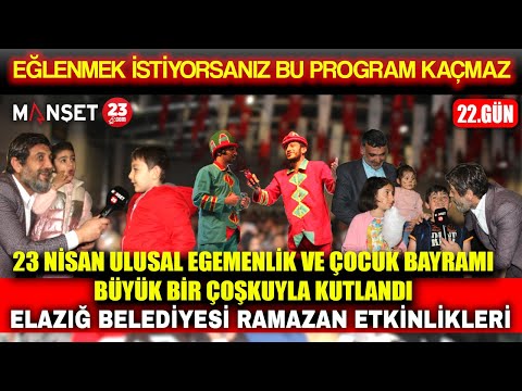 Ramazan Etkinliklerinde 23 Nisan Coşkuyla Kutlandı  @ElazgBelediyesi23 #atatürk #23Nisan