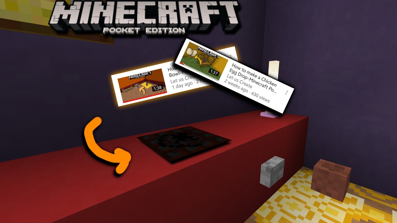 How to make a Working Tablet-Minecraft Pocket Edition - YouTube