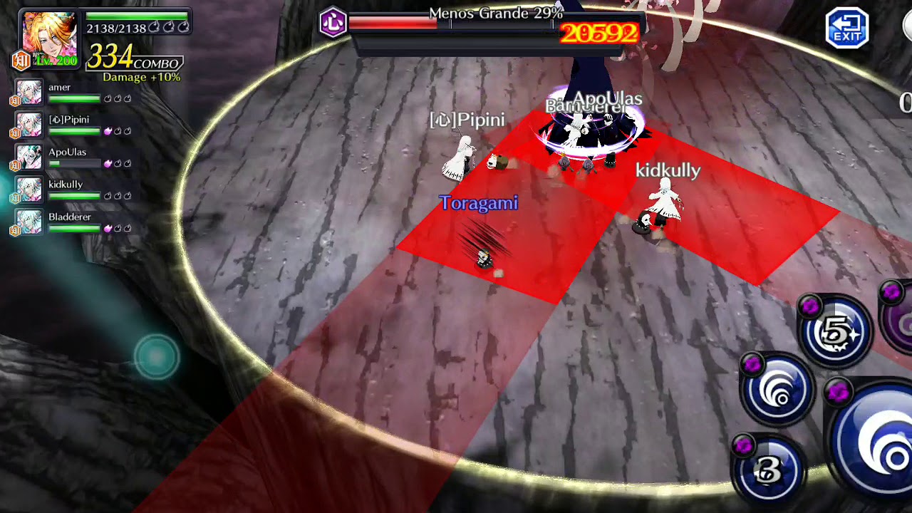 Bleach Brave Souls Epic Raid Menos Grande Ultimate - YouTube