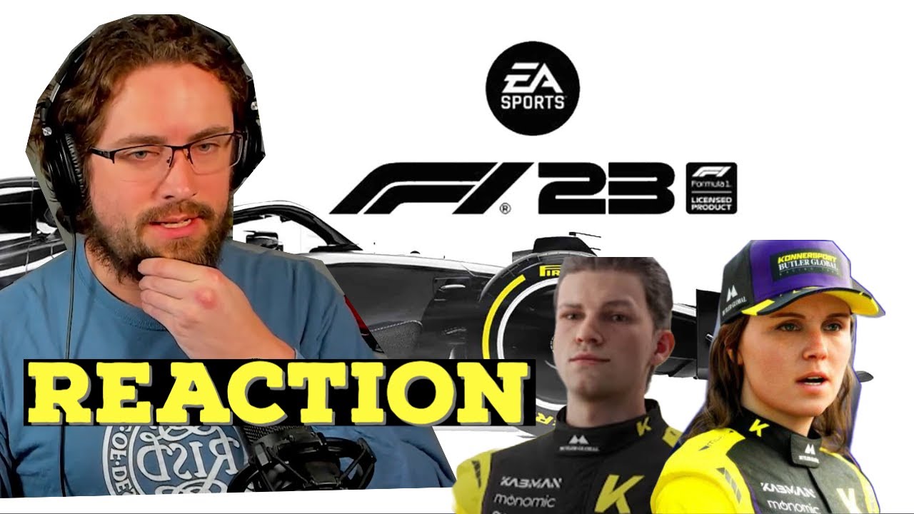 F1 23 Reveal Trailer Reaction From A New American Fan - YouTube