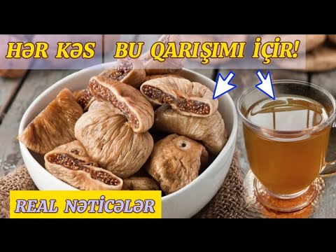 QURU ƏNCİRİ 1 STƏKAN SUDA QAYNAT VƏ NƏ BAŞ VERDİYİNƏ BAX!