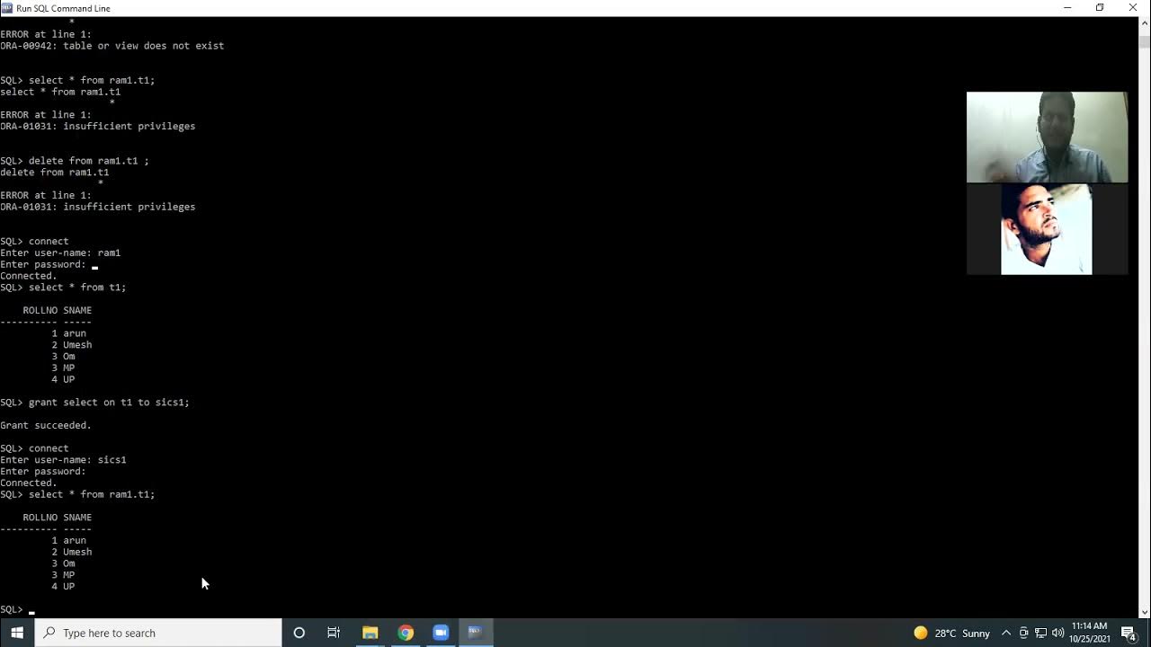 Grant and revoke command with practical - YouTube