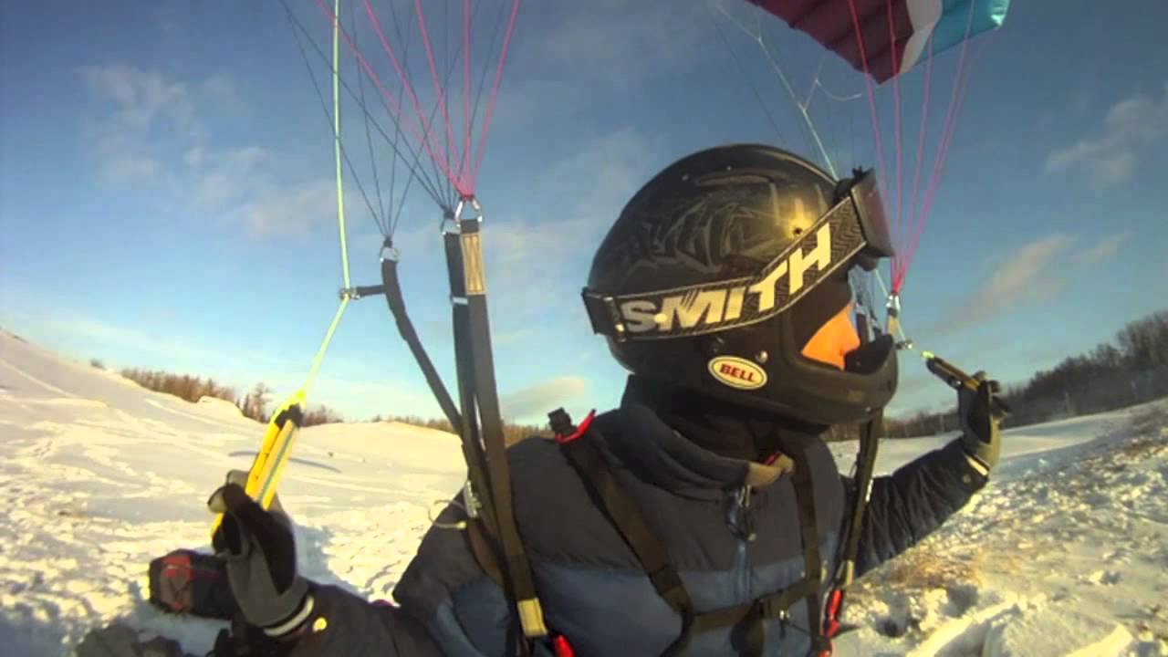 Speedwinging in the Snow - YouTube