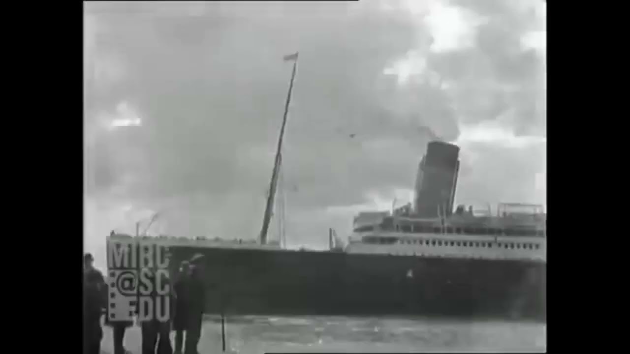 was RMS cedric blowing her whistle in the background of this footage ...
