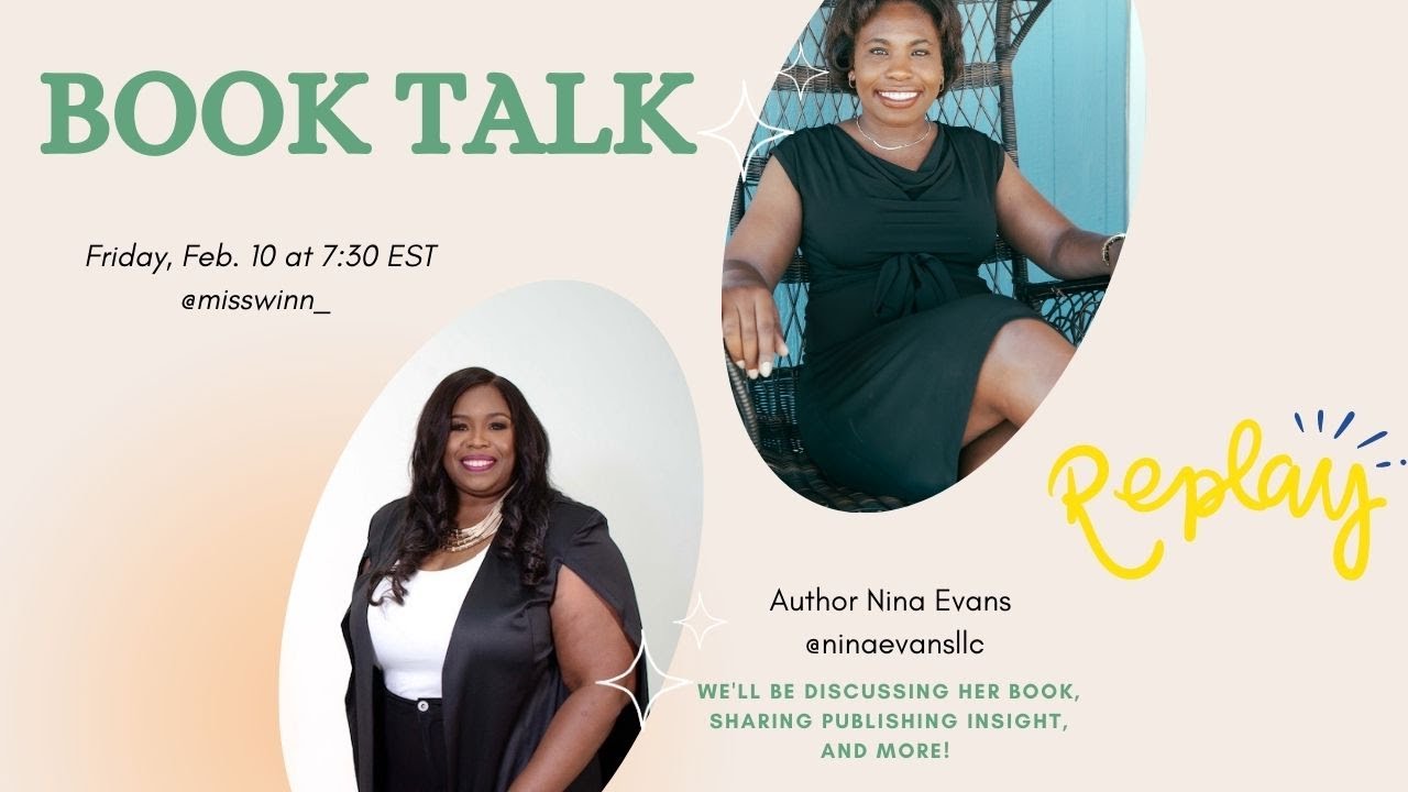 Book Talk With Author Nina Evans - YouTube