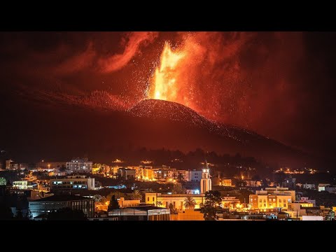 LA PALMA VOLCANO 😱 erupts again....