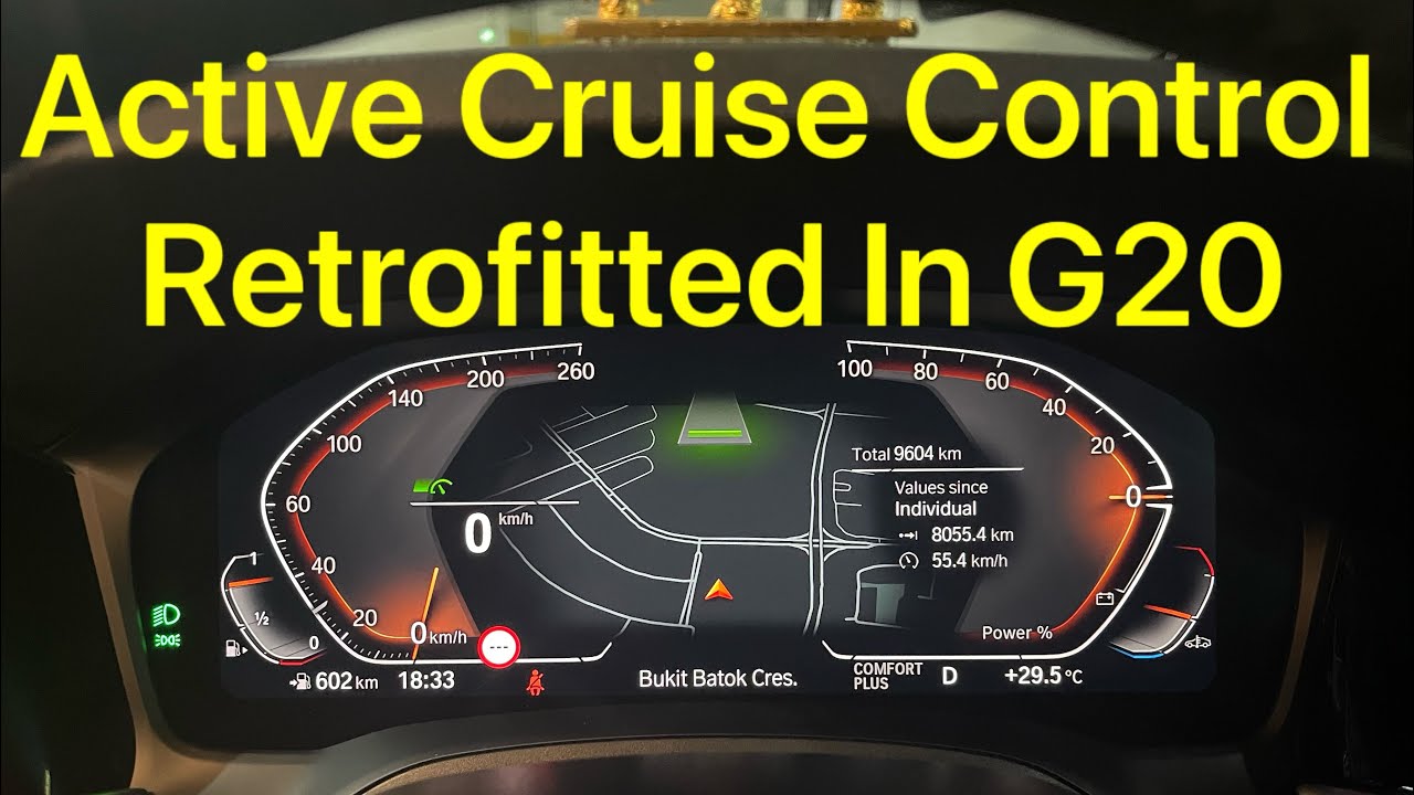 Active Cruise Control Retrofitted In G20 - YouTube