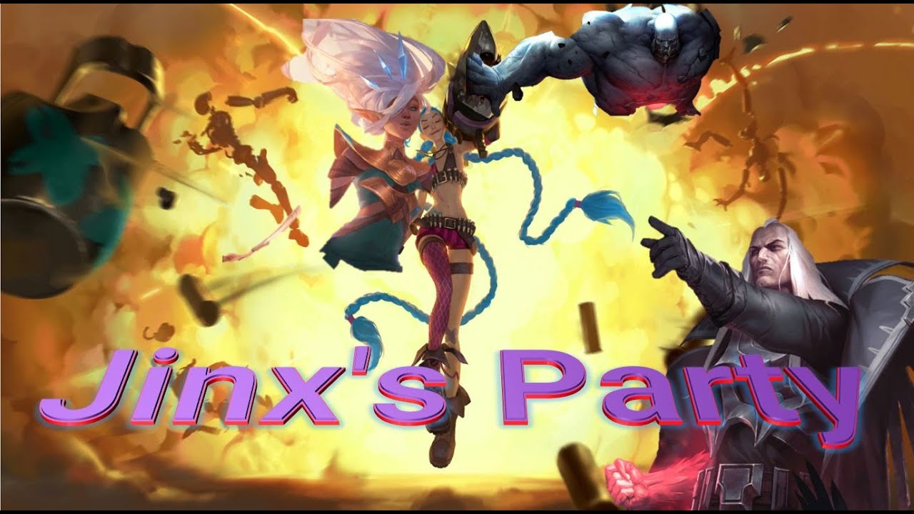 Jinx's Party: A Wild Gathering with Sion, Swain, and Janna in Legends ...