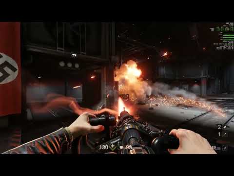 WOLFENSTEIN 2: THE NEW COLLOSUS PLAYS EXTEMELY WELL IN 4K ON RTX 5060 TI 8GIGS GRAPHICS CARD