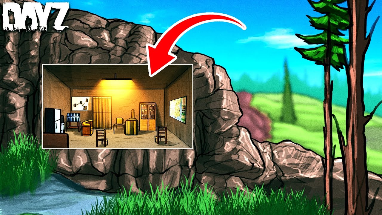 WE LIVED IN A HIDDEN BUNKER BASE! - Dayz - YouTube