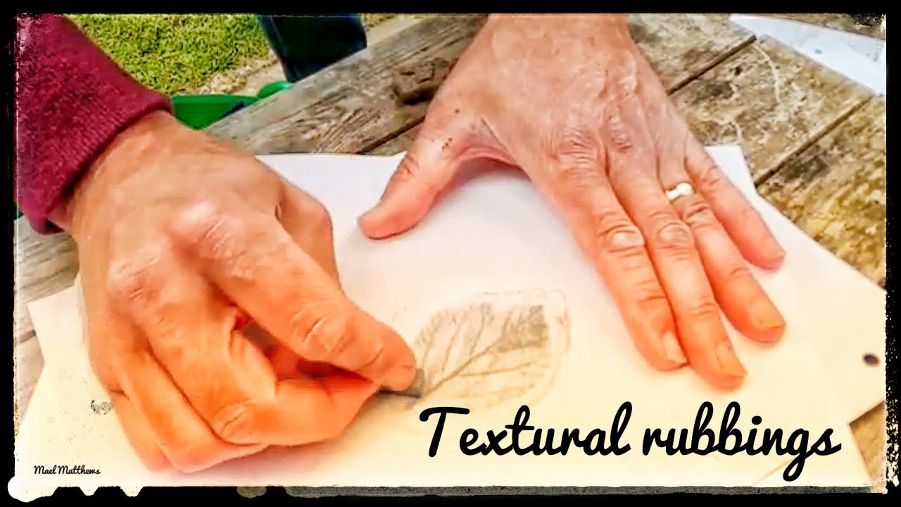 Art at home. Textural rubbings #Art #Howtodraw - YouTube