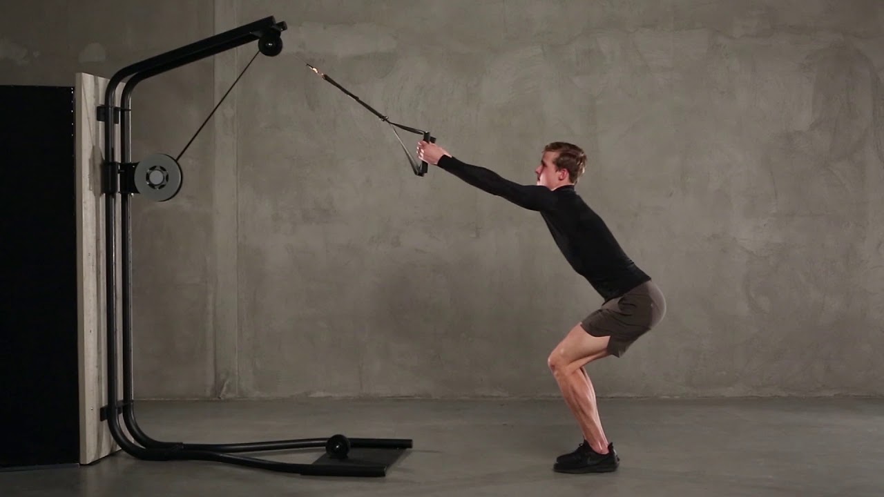 Kynett Sports Exercise: Flywheel Straight Arms Ski Pull Down - YouTube