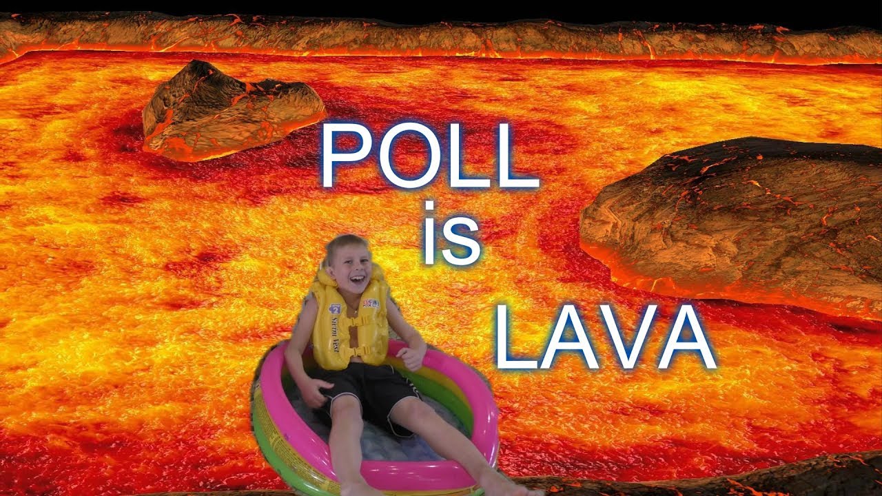 БАССЕЙН это ЛАВА Челлендж/POOL is LAVA Сhallenge - YouTube