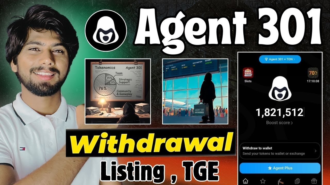Agent 301 airdrop update | Agent 301 aIRDROP listing NEWS, agent 301 ...
