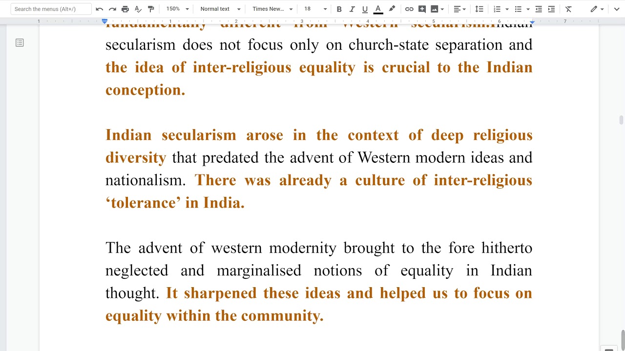 INDIAN MODEL OF SECULARISM Vs WESTERN MODEL OF SECULARISM - YouTube