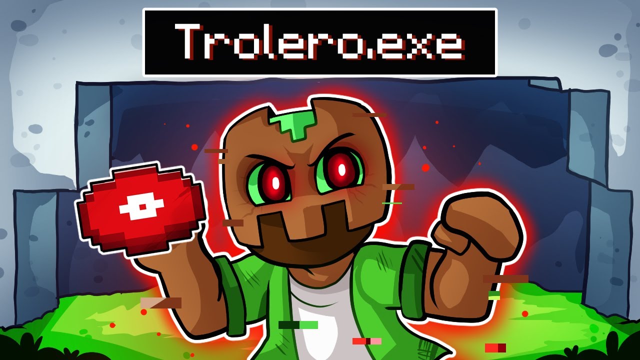 ENCONTRAMOS a TROLERO.EXE en MINECRAFT 💥😈 HARDY Y TROLERO - YouTube