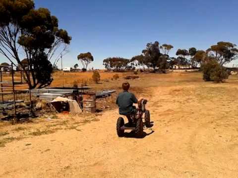 Barford atom garden tractor - YouTube